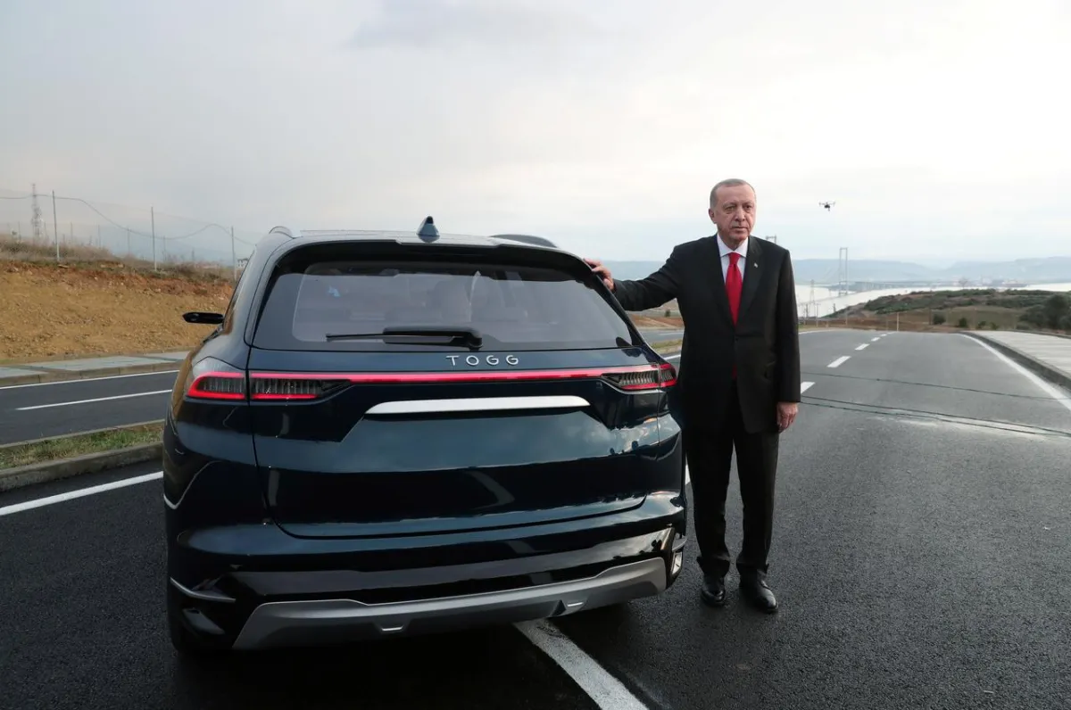 Turkey Unveils First Fully Homemade Car in $3.7 Billion Bet on Electric