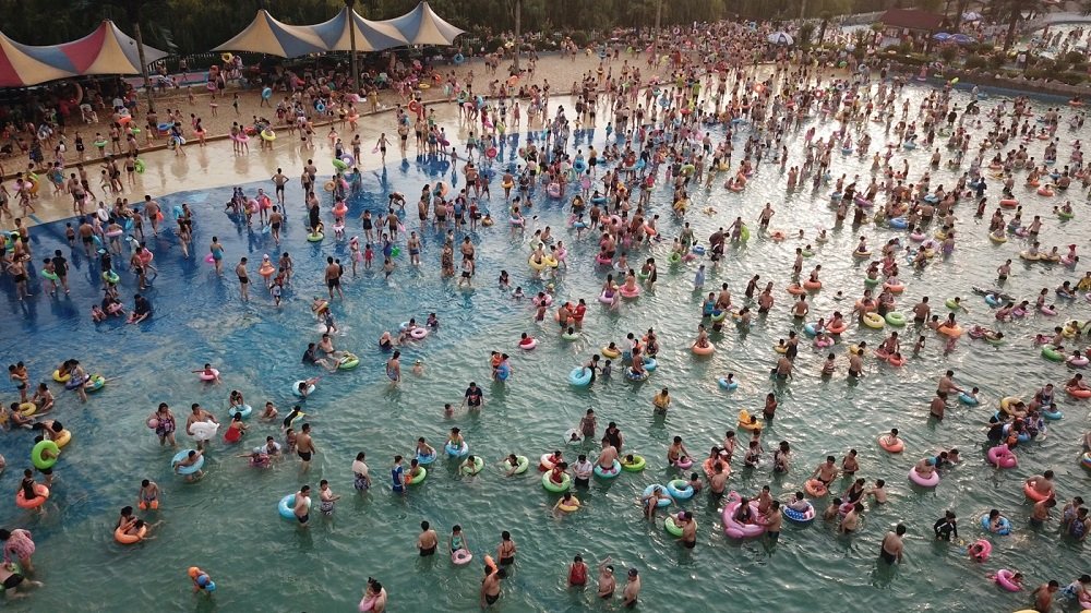 Wuhan Pool Parties Bring Post-Coronavirus Relief in China
