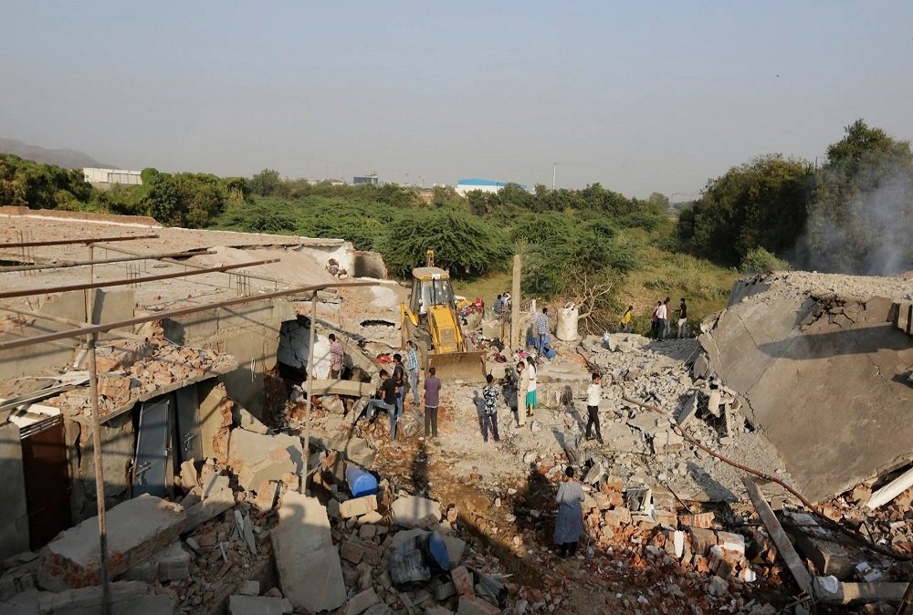 Powerful Blast, Fire at India Chemicals Warehouse Kills 12