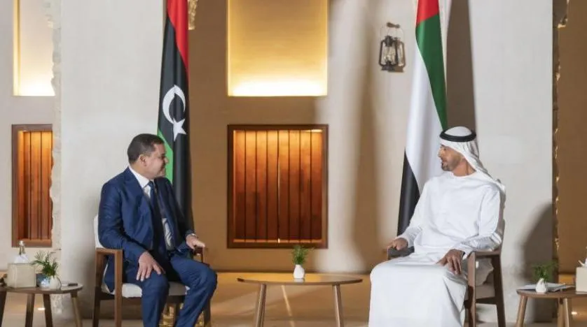 Abu Dhabi Crown Prince, Libya PM Discuss Economic Relations