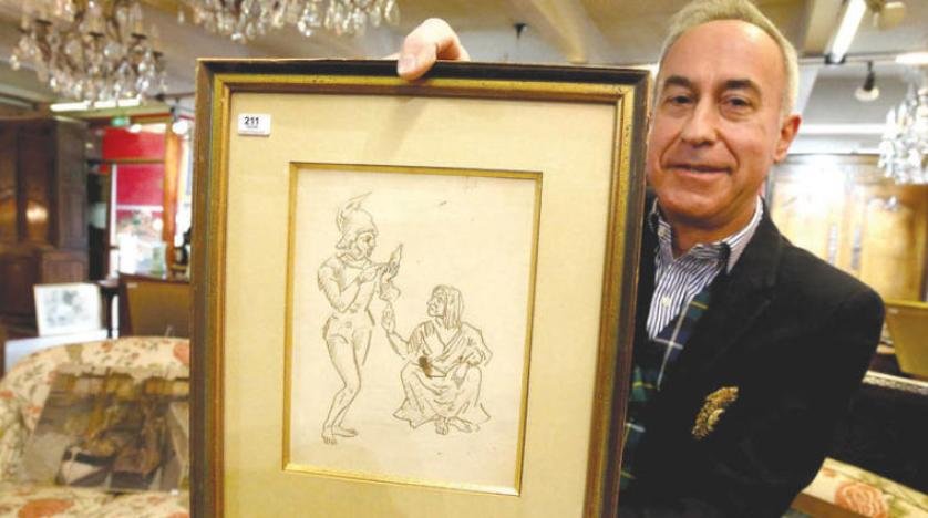 Dünyaca ünlü ressam Cezanne’nin tablosu 26 bin euroya satıldı