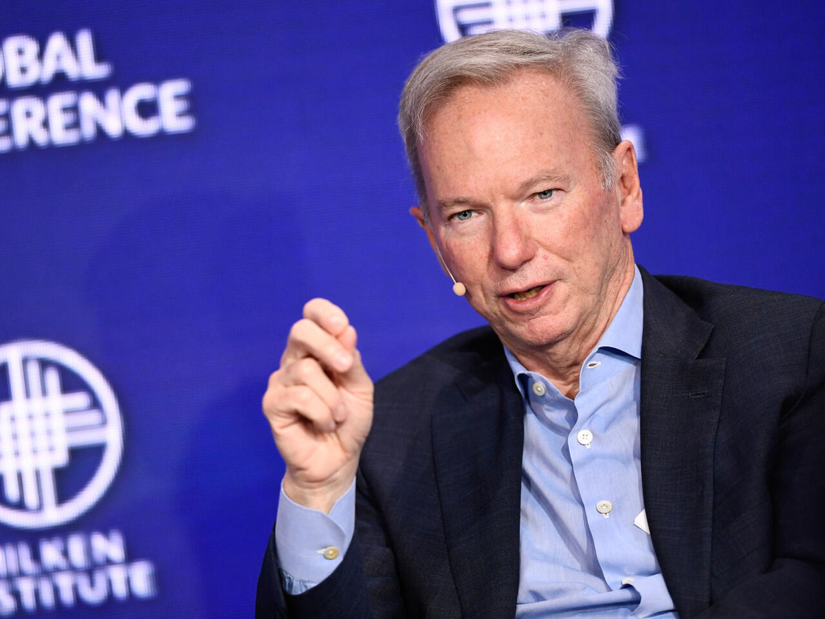 Ex-Google CEO Says Ukraine Proves Value of IT in War