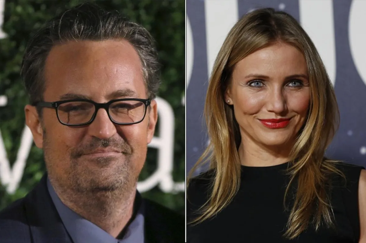 Matthew Perry, bir grup randevusunda Cameron Diaz tarafından ...