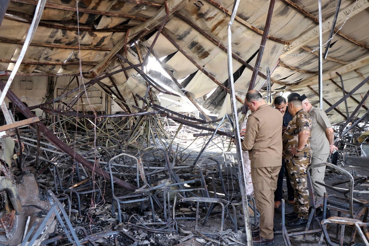 Ninova’daki yangında yaralananların yarısının durumu kritik
