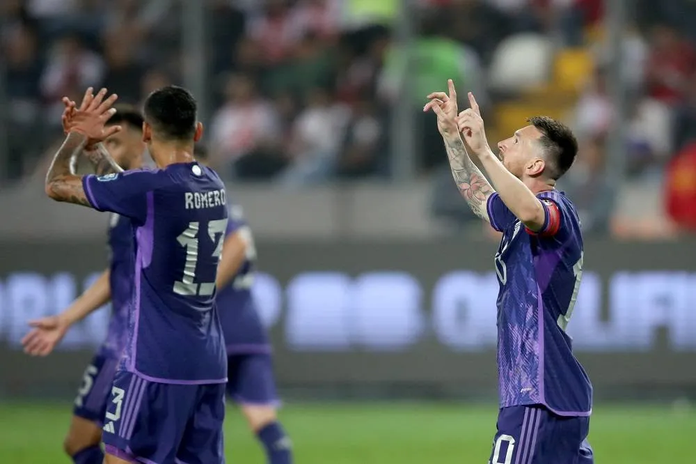 Messi Scores 2 in Argentina’s World Cup Qualifying Win Over Peru ...