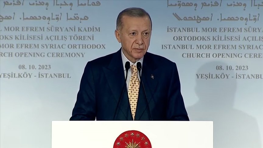 Cumhurbaşkanı Erdoğan: Orta Doğu'ya kalıcı barışın gelebilmesi ancak ...