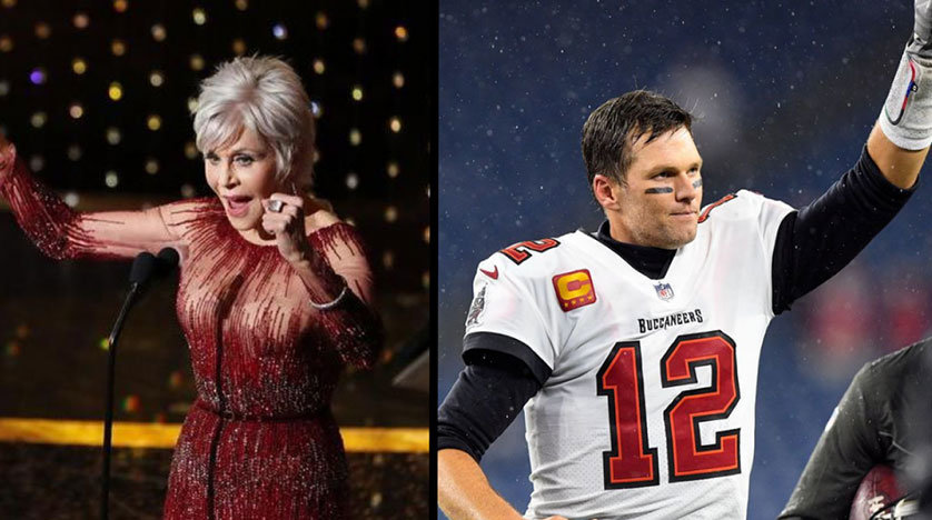 Jane Fonda: Tom Brady'yi görünce dizlerimin bağı çözüldü
