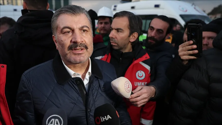 Sağlık Bakanı Koca: Enkaz altından kurtarılan 20 bin vatandaşımızın ...