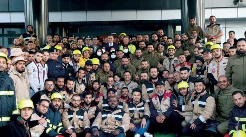 Libya Başbakanı Dibeybe Türkiye’den dönen kurtarma ekibini kabul etti