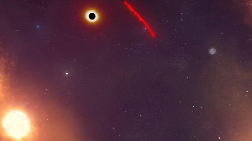 Galaksimizin merkezindeki kara deliğe gizemli bir cisim sürükleniyor