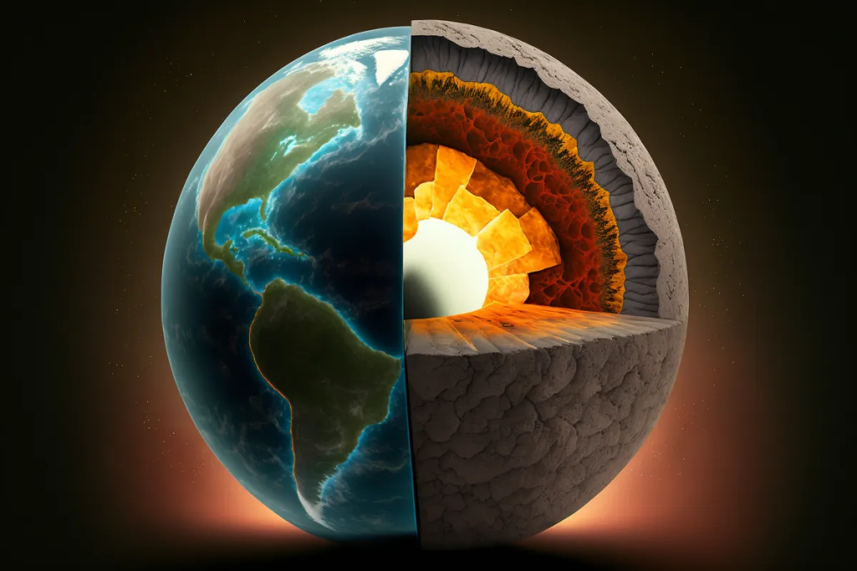 Dünya'nın çekirdeğinin beklenmedik, kadim bir yapıyla sarıldığı ortaya ...