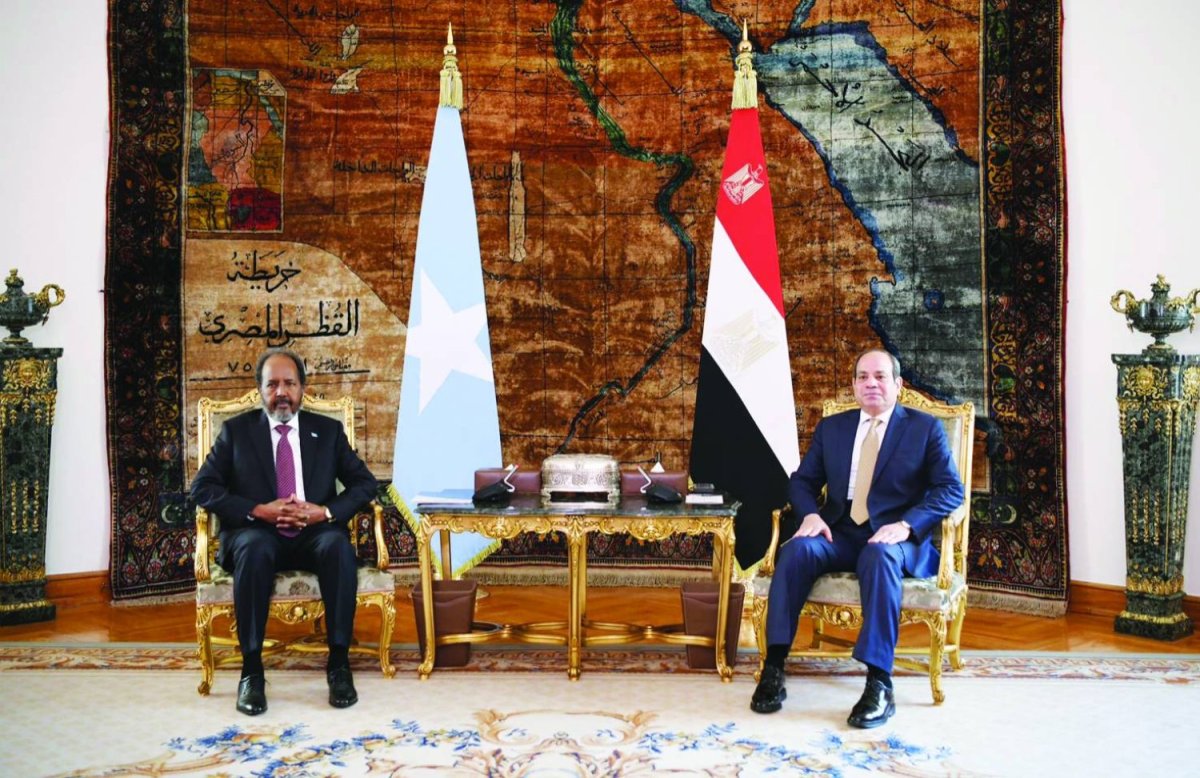 Sisi Somalili mevkidaşı Mahmud ile Kızıldeniz’in güvenliğini görüştü