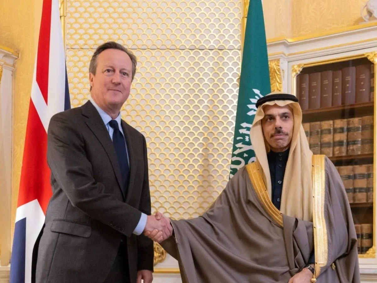 Saudi, British FMs Discuss Developments in Gaza
