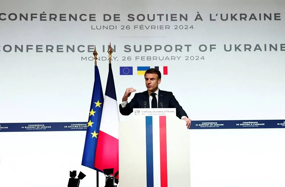 France’s Macron Doesn’t Rule out Sending Western Troops to Ukraine in ...