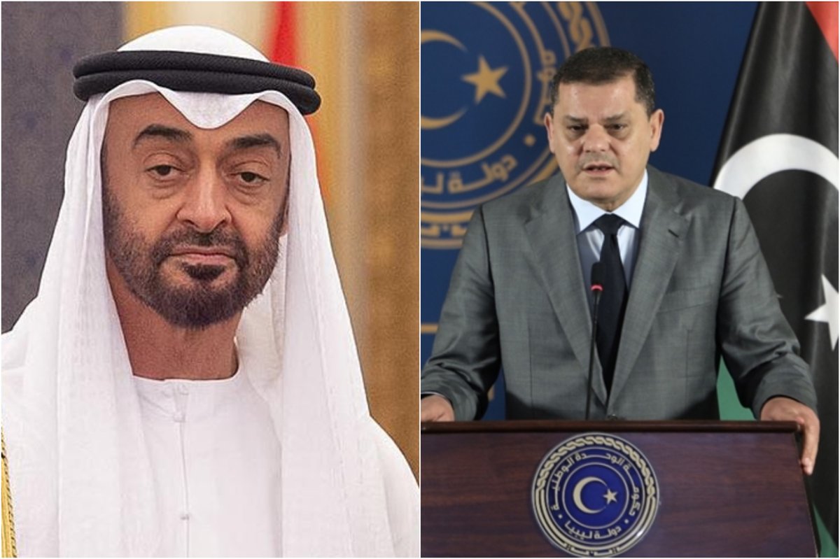 Libya ve BAE liderleri "ekonomik işbirliğini ve bölgedeki gelişmeleri ...