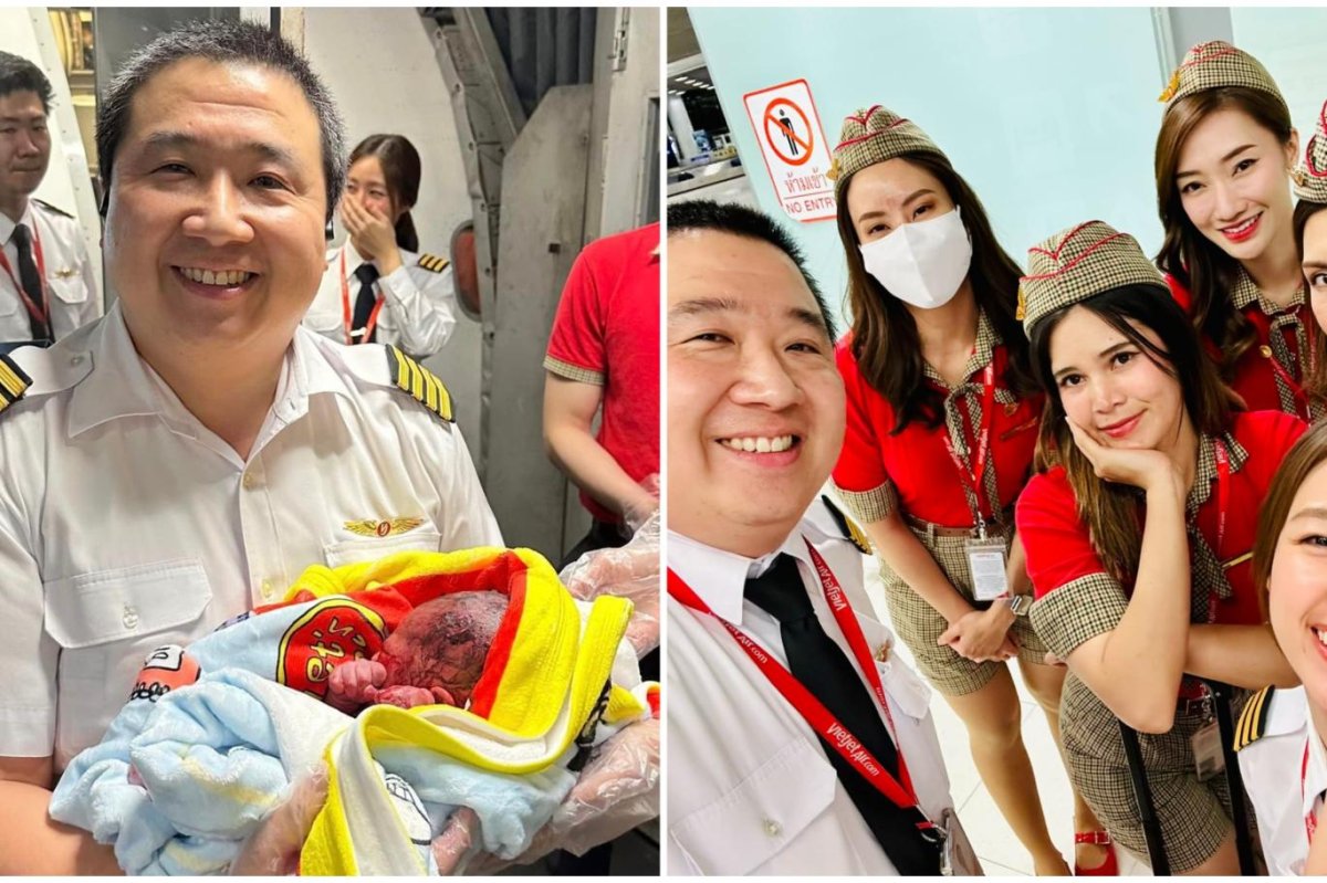 18 yıllık pilot, uçuş sırasında nasıl ebelik yaptığını anlattı