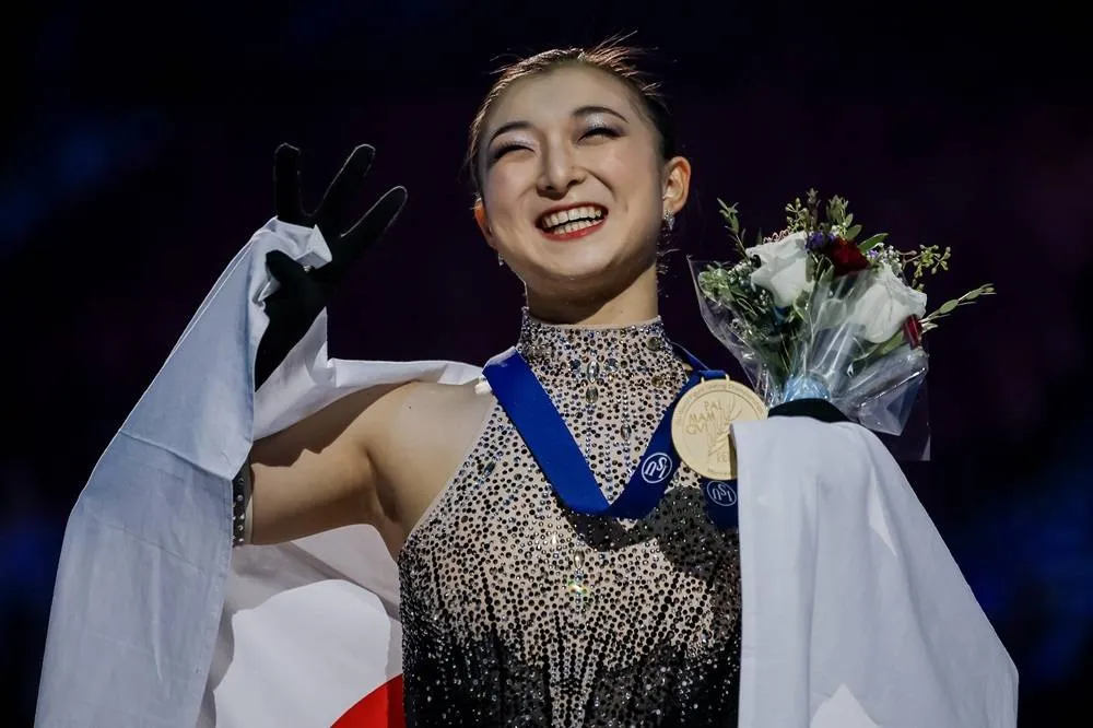 Japan’s Sakamoto Three-Peats as Women’s Figure Skating World Champion