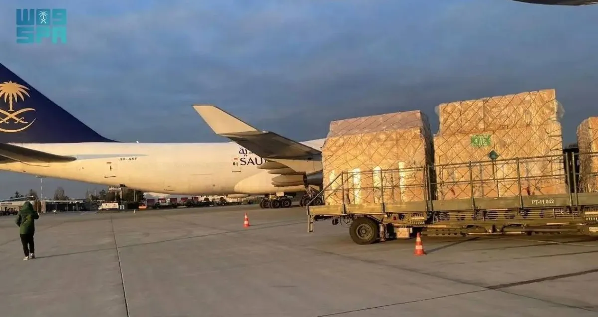 18th Saudi Relief Plane Arrives in Poland to Deliver Aid to Ukrainian ...