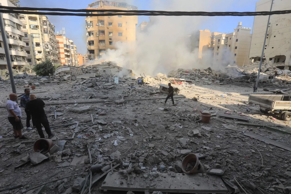 بالصور.. عشرات المباني مدمرة بعد القصف الإسرائيلي العنيف للضاحية الجنوبية