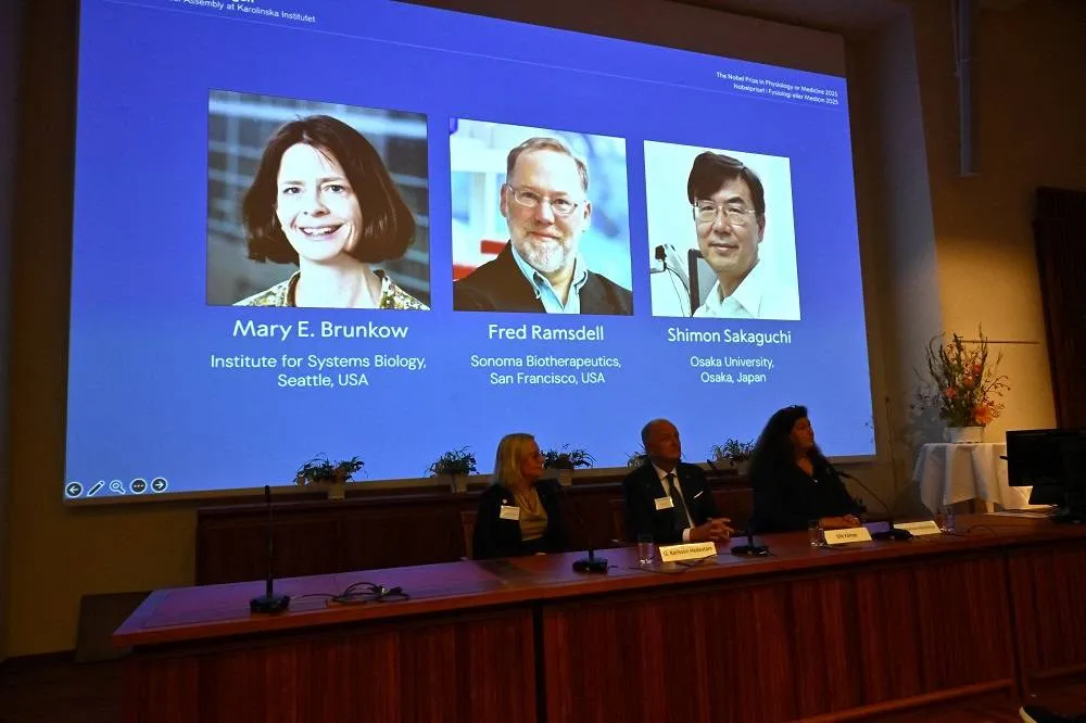 Brunkow, Ramsdell and Sakaguchi Win 2025 Nobel Medicine Prize
